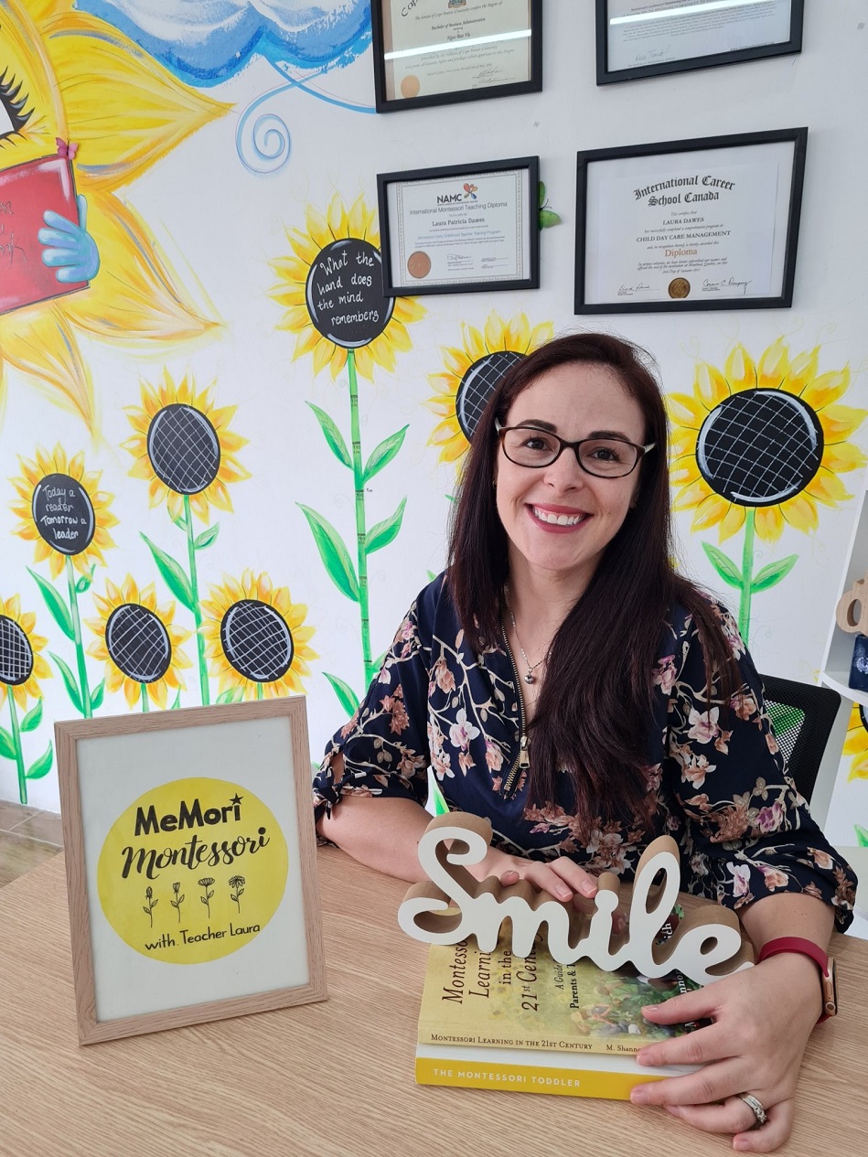 Laura is a double certified Montessori teacher from Canada